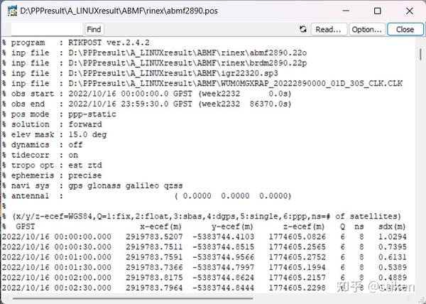 RTKLIB 2.4.2后处理PPP设置参数简介 - 知乎