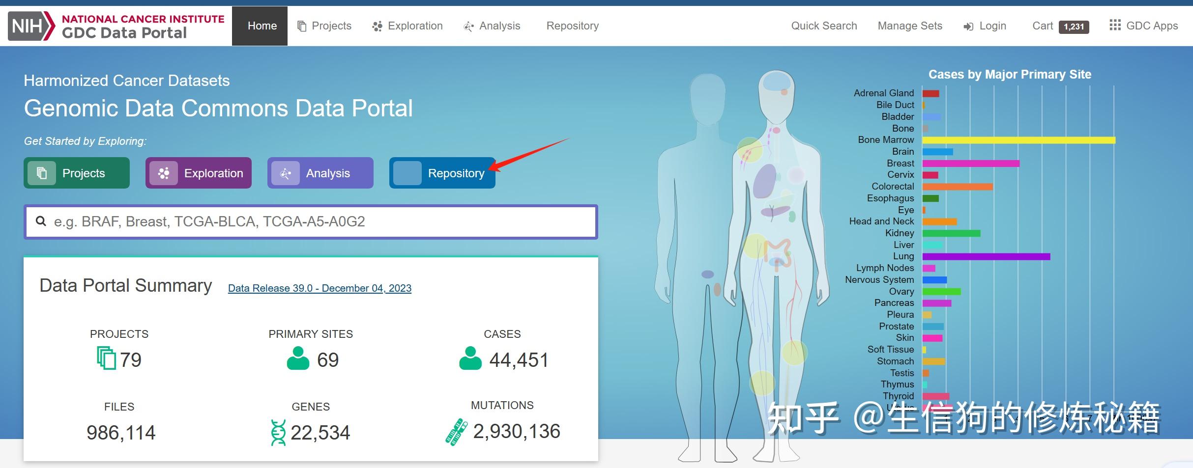 最新TCGA数据库下载教程 - 知乎