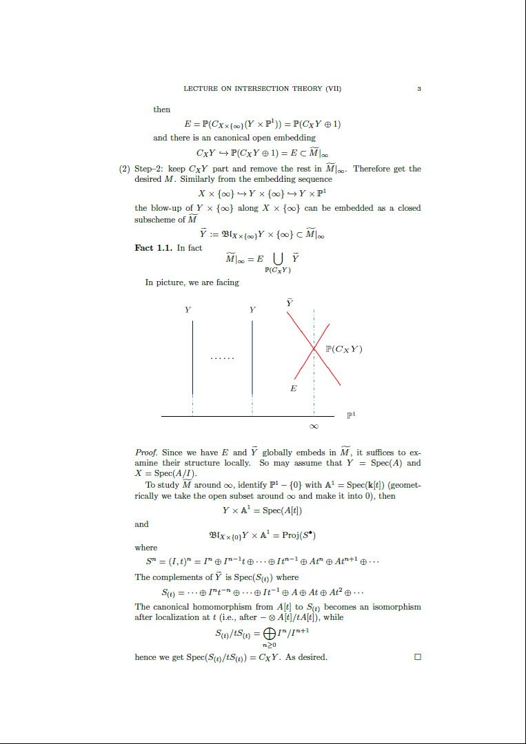 Notes on Intersection Theory (VII) - 知乎
