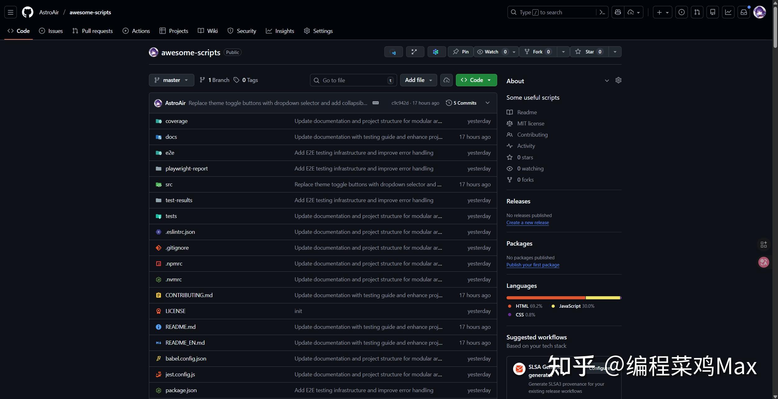 作为一个重度 GitHub 和 Linux.do 用户，我写了一套油猴脚本增强我的使用体验 - 知乎