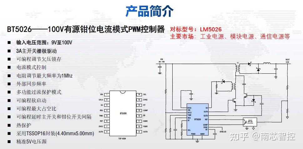 LM5026国产优势替代推荐贝克微BT5026 - 知乎