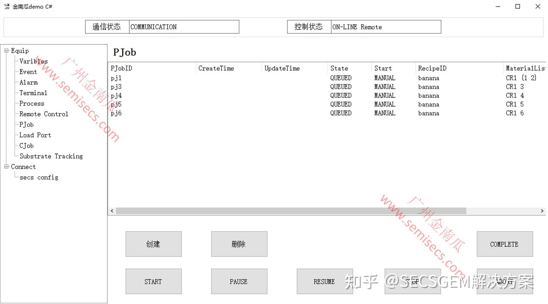 SECS gem300有什么功能以及job模式 - 知乎