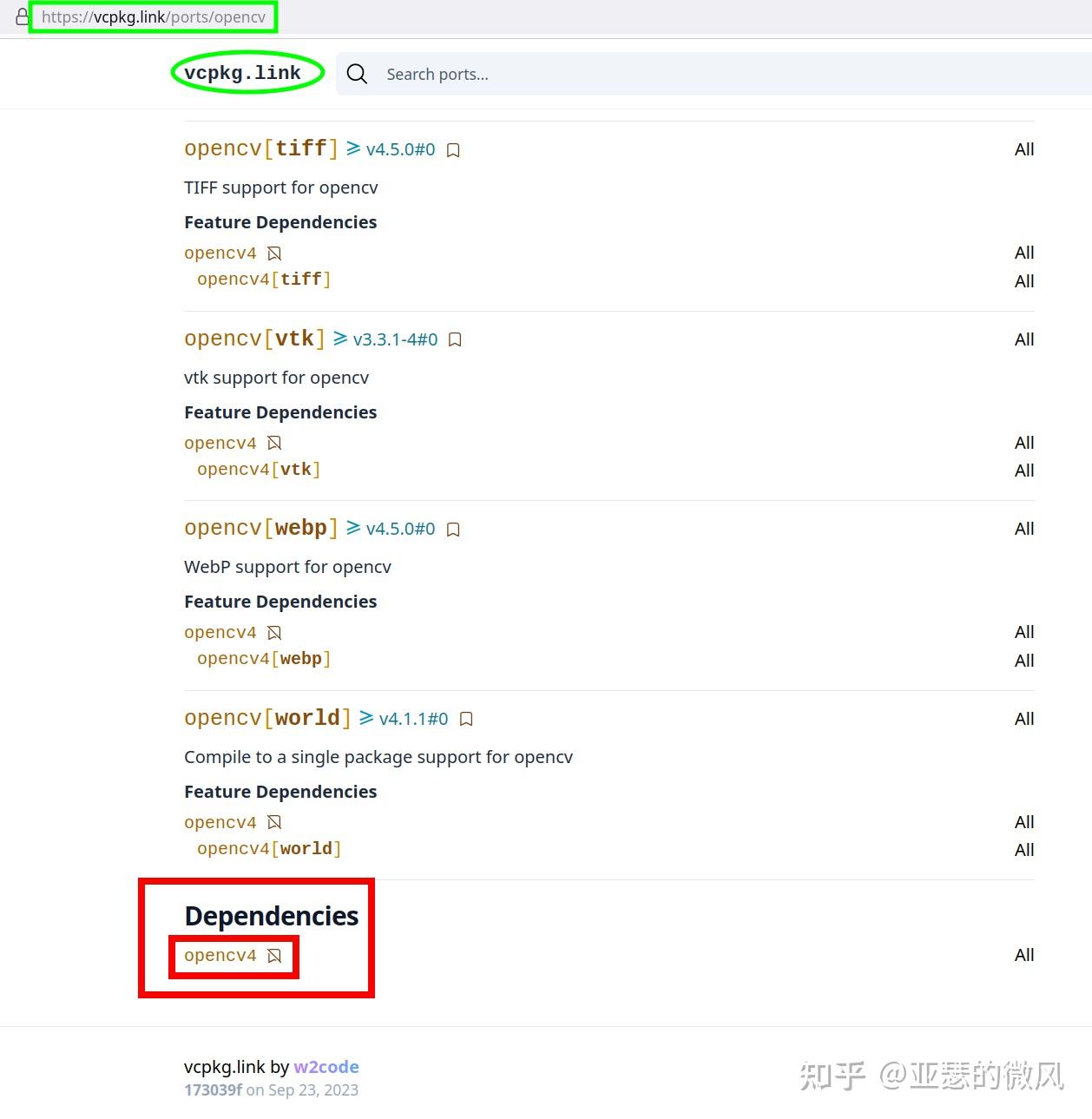 vcpkg 使用特定版本的 opencv - 知乎