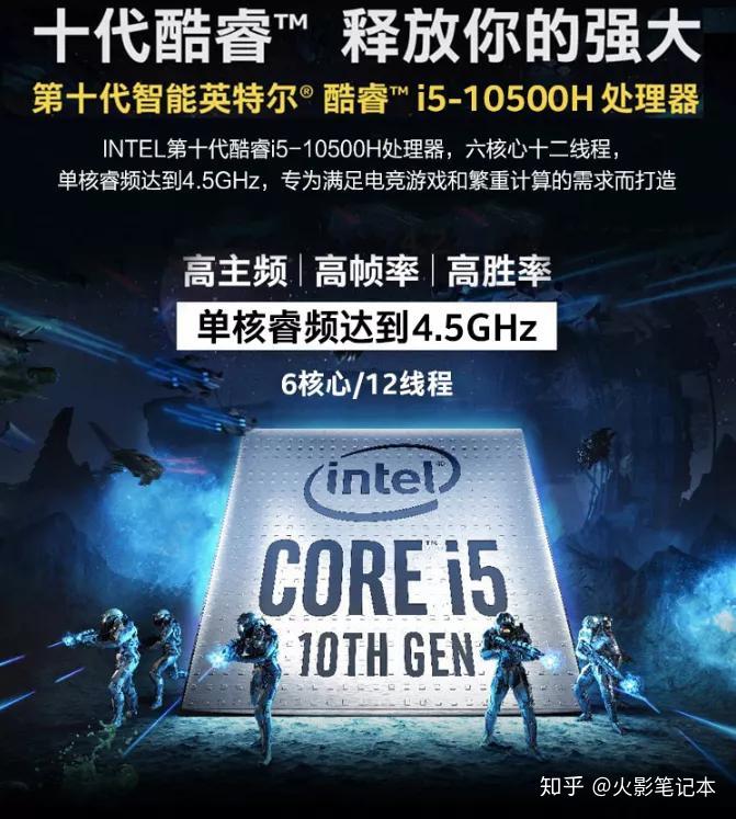 i5-10500H现身 6核12线程单核睿频4.5GHz - 知乎