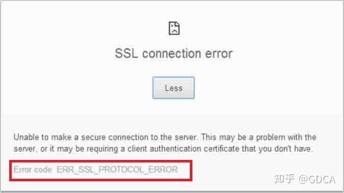 如何修复Google Chrome错误 – ERR_SSL_PROTOCOL_ERROR - 知乎