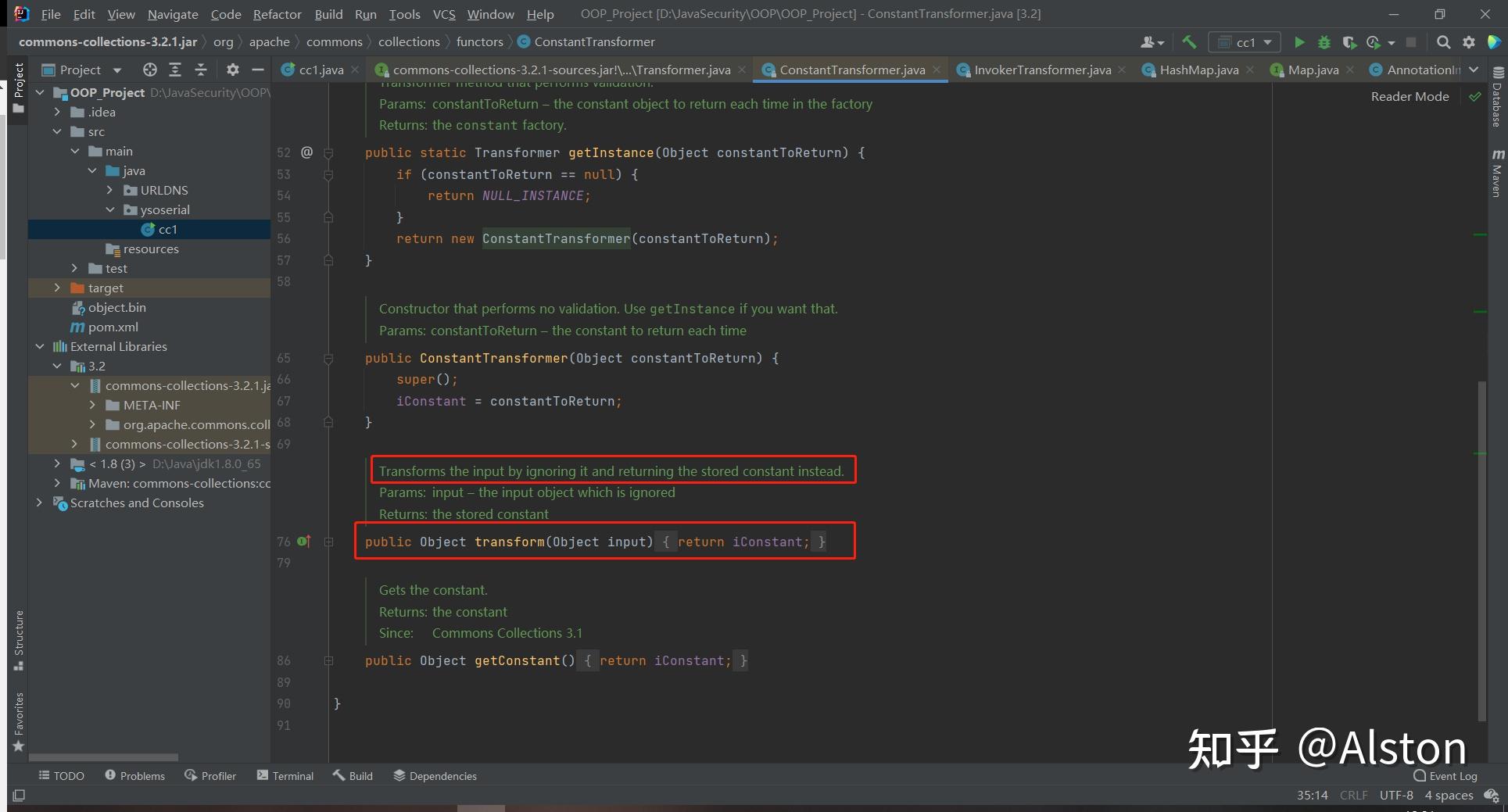 Java反序列化安全 - ysoserial commons collections 1 - 知乎