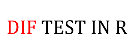 利用R语言进行项目功能差异（DIF）检测 - 知乎