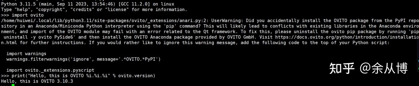 Ovito教程：如何安装Ovito的Python模块 - 知乎