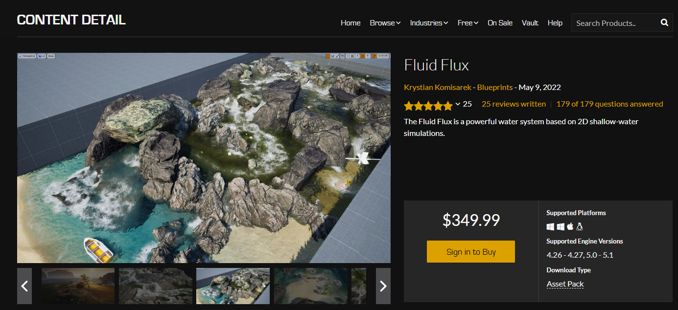 fluid flux 水体渲染初体验 - 知乎