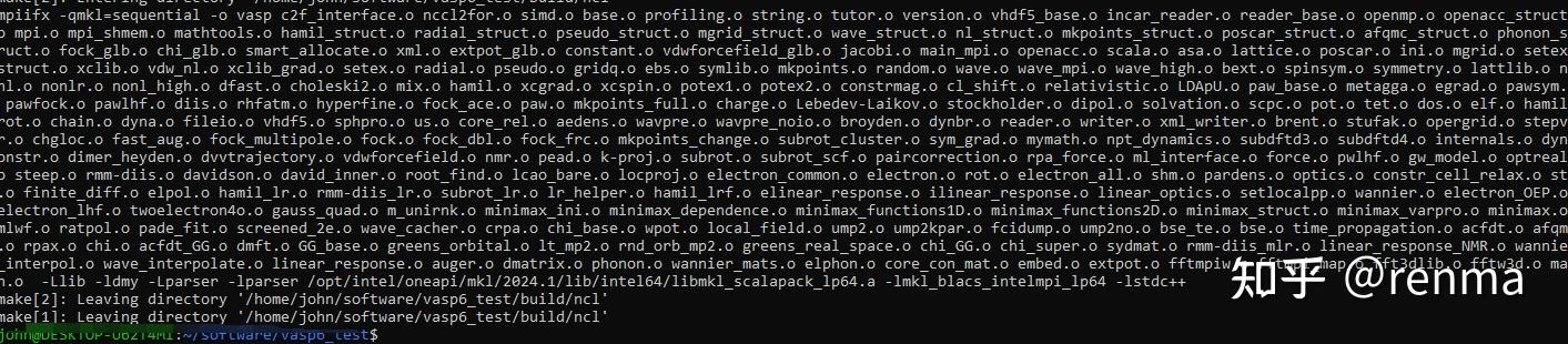 科研-2024-Linux-OneAPI-安装VASP6.X - 知乎