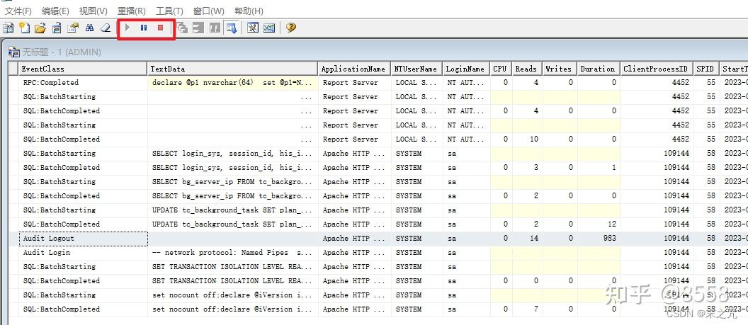 数据库跟踪——sql Server Profiler解析 知乎