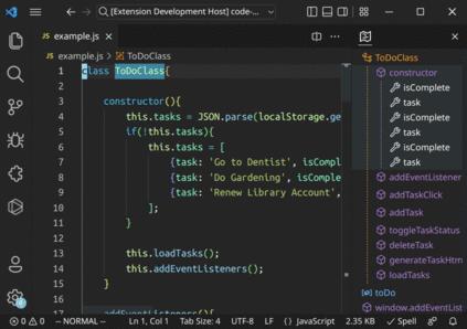 更好的代码大纲： VSCode Outline Map - 知乎