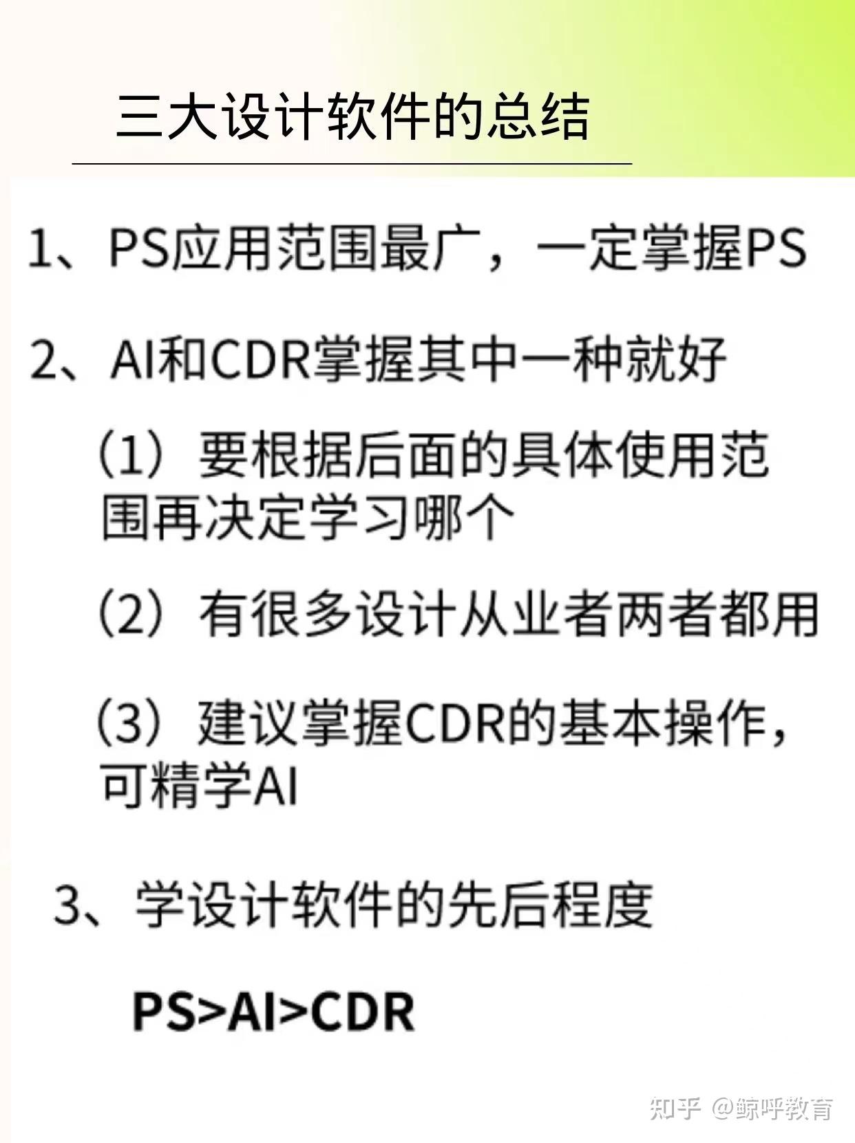 PS、AI、CDR的区别 - 知乎