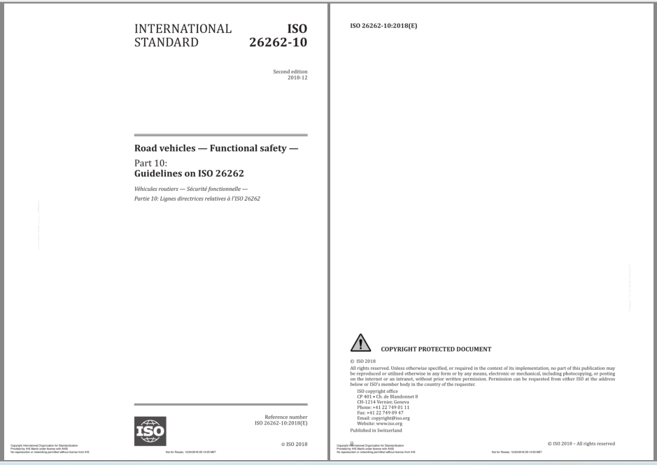 ISO 26262-10-2018（原版PDF）+Chinese（ISO中文版翻译）中文名称：道路车辆--功能安全--第10部分：ISO ...