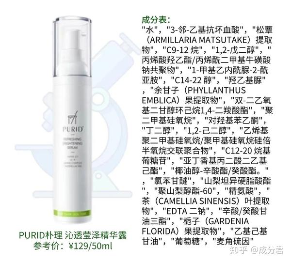 爆品扒皮 | PURID朴理：沁透系列、先研系列5款热门产品合集 - 知乎