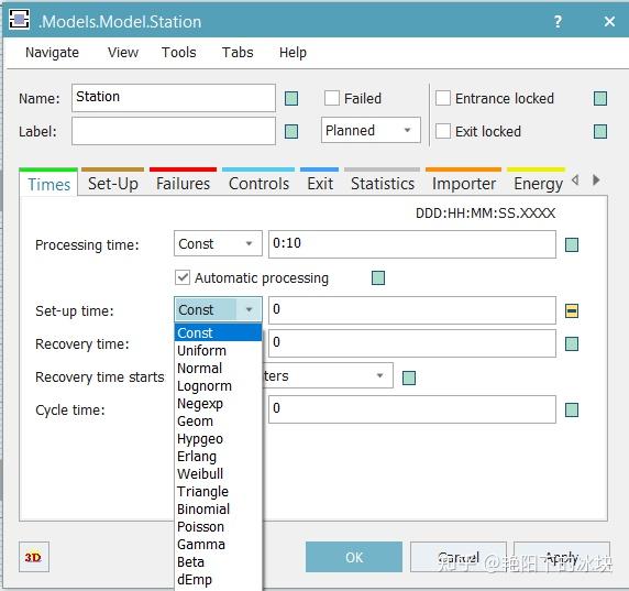 Plant Simulation Station中参数以及参数类型设置相关Simtalk语言 - 知乎