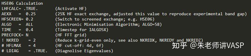 VASP实用教程：杂化泛函(HES06)计算能带 - 知乎