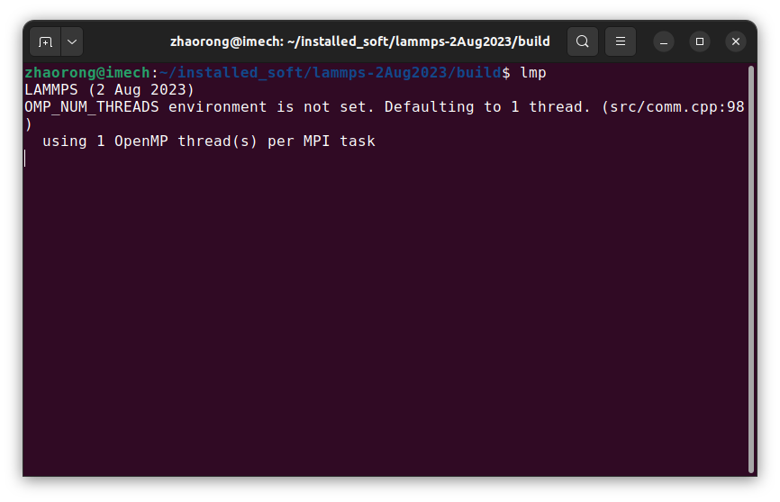 LAMMPS 软件的安装与运行 - 知乎