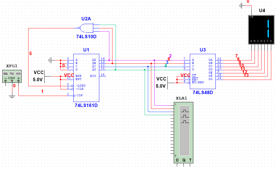 数字电路-74LS161模11计数器 - 知乎