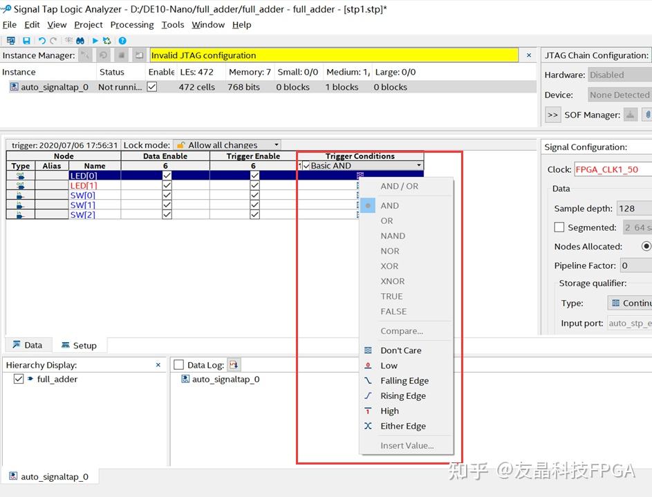 Signal Tap Logic Analyzer使用讲解 - 知乎