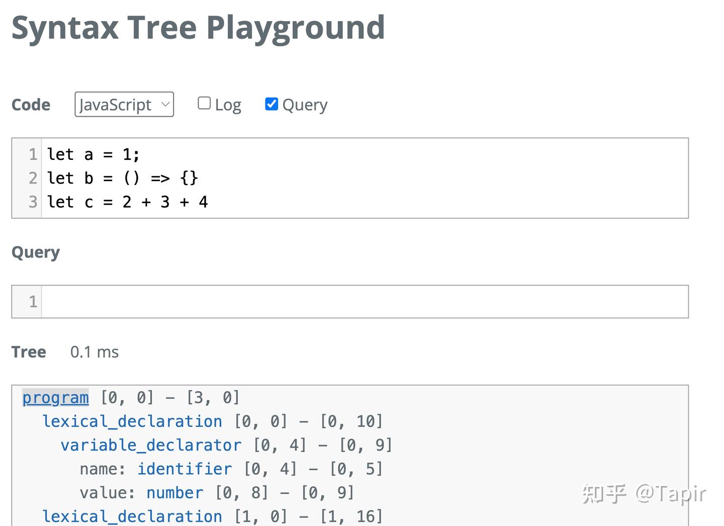 利用 Tree-sitter 进行语法树分析 - 知乎