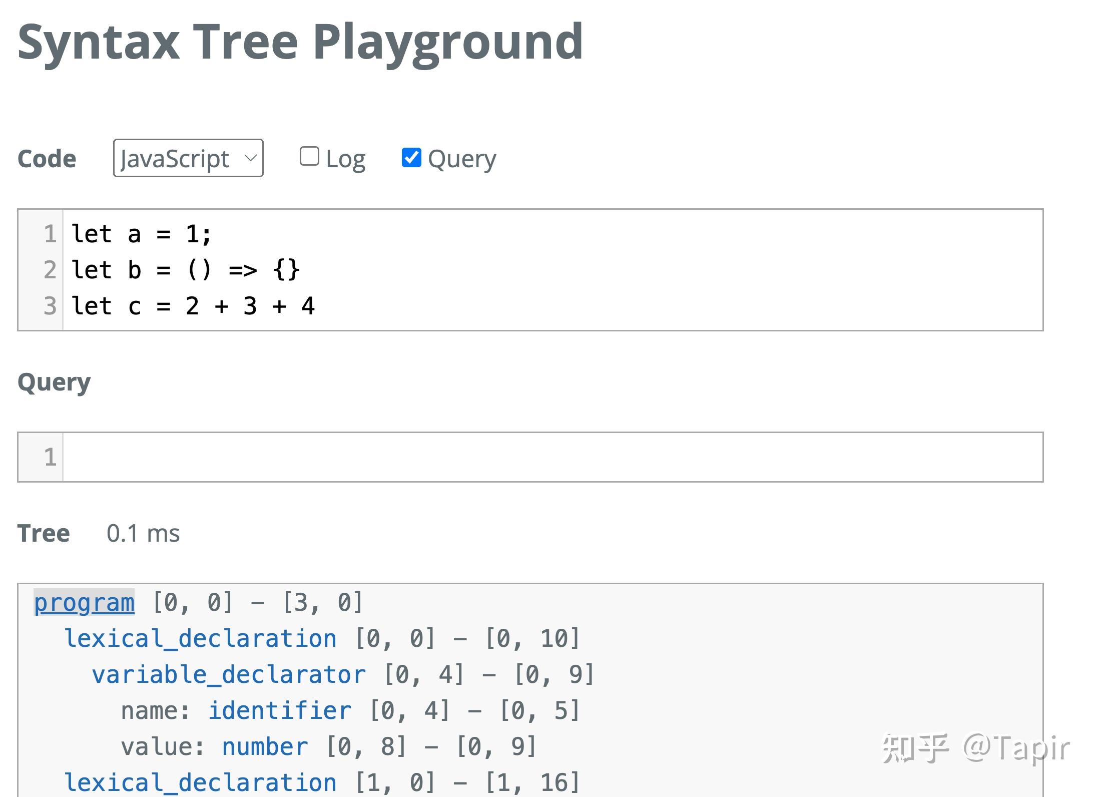 利用 Tree-sitter 进行语法树分析 - 知乎