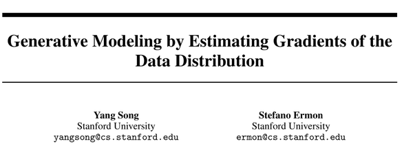 扩散模型 | 1.Score-based model精讲 - 知乎