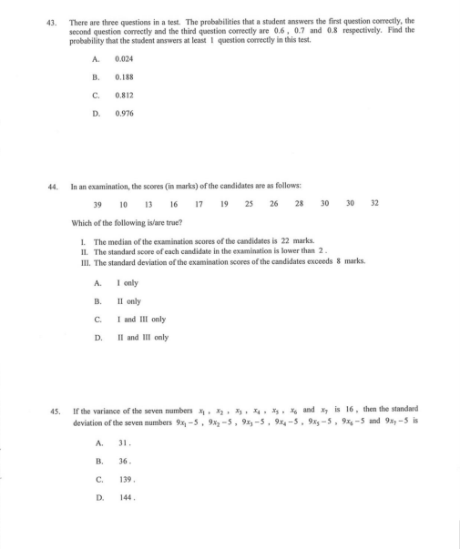 重磅！2024年DSE考试真题卷子分享！赶紧领了练练手！ - 知乎