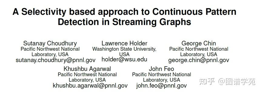 论文导读 | 连续图上的子图匹配（Continuous Subgraph Matching） - 知乎