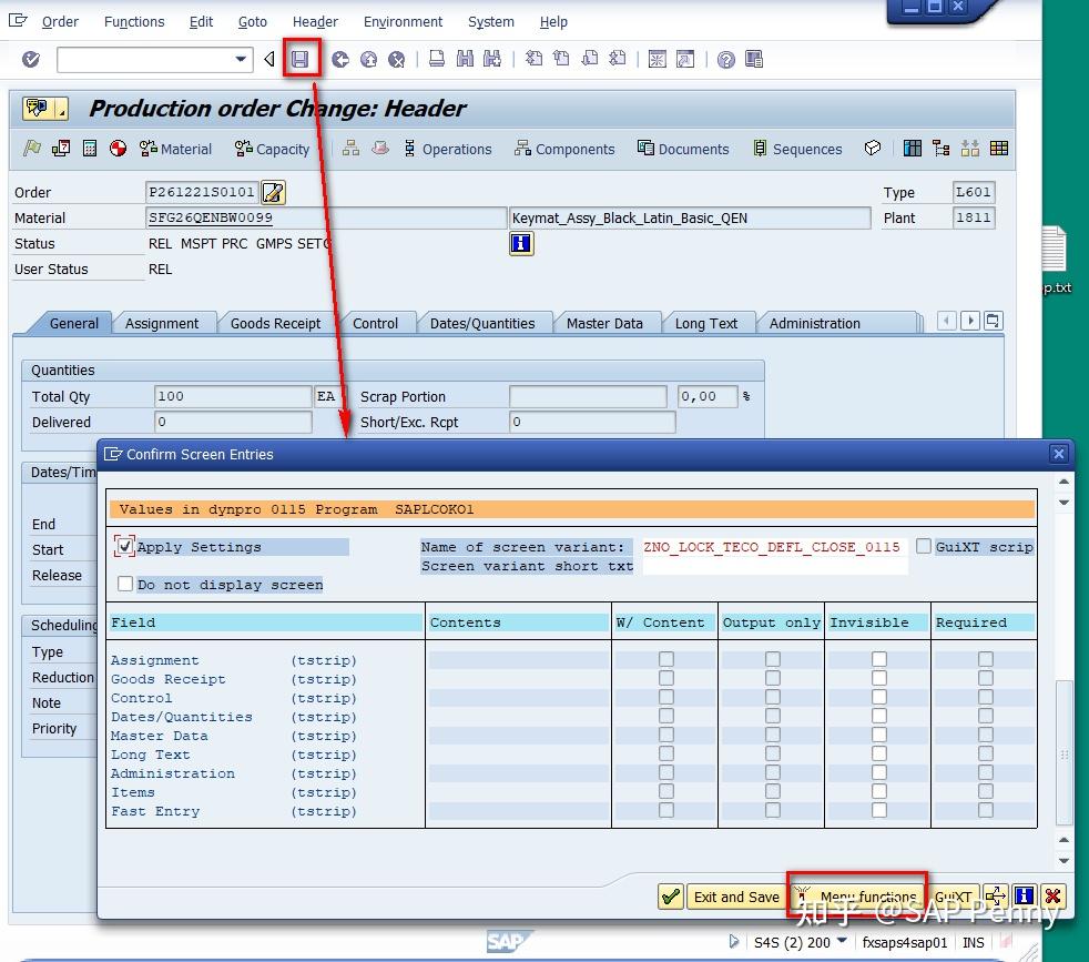 SAP SHD0创建屏幕变式 - 知乎