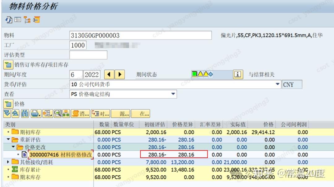 SAP-基础篇-63-物料价格&库存调整MR21 VS MR22 - 知乎