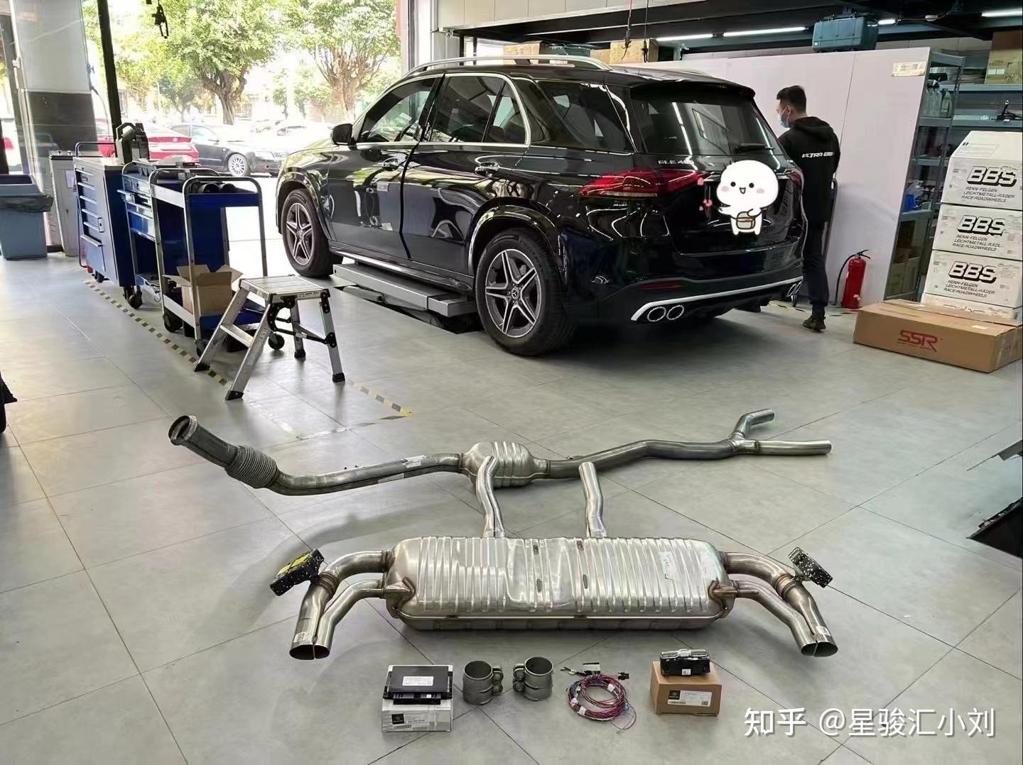 23款奔驰GLE450豪华型升级AMG GLE53原厂排气系统，战斗感立马提升了 - 知乎