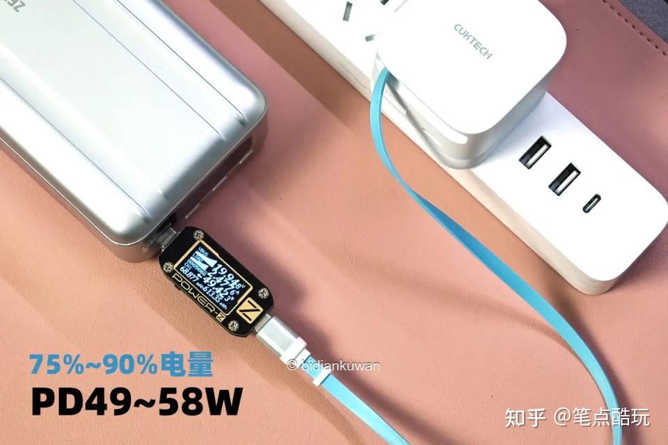 自带伸缩线，不按套路出牌！酷态科CP6电能充67W 2C1A实测 - 知乎