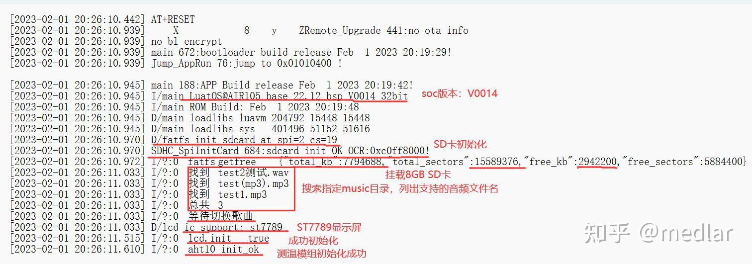 Air105|DAC|数字输出|pam8403|可调功放|I2C|SPI|LCD|ST7789|2x2自制键盘|温湿度模块AHT10|LuatOS-SOC接口|官方demo|学习（11 ...