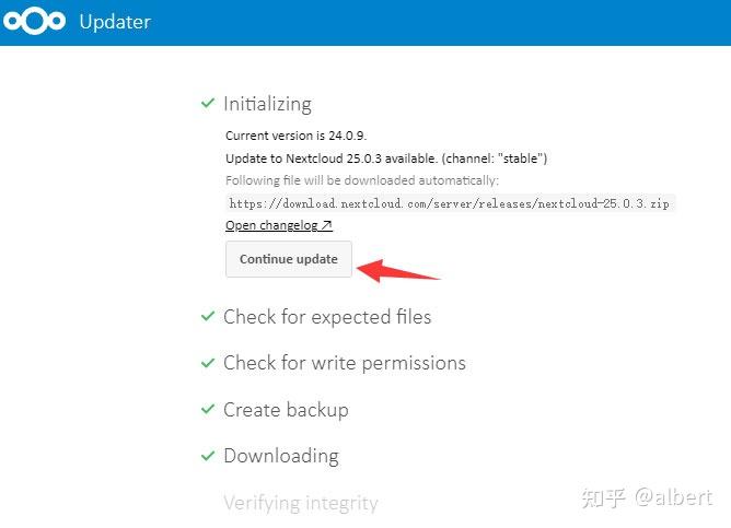 nextcloud版本升级失败的处理办法.Step 4 is currently in process. Please reload this ...