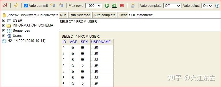 在springboot中内置h2数据库 - 知乎