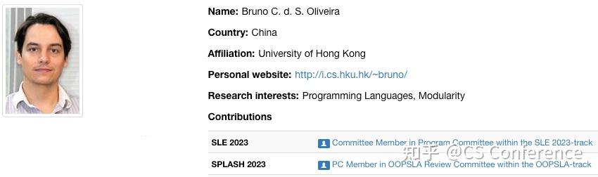 OOPSLA'23 | 第二轮截稿在即，软件工程顶级会议！南大梁红瑾与港大Bruno入围评审委员会成员。 - 知乎