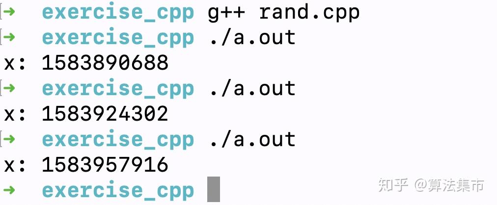 C++生成随机数rand/srand函数 - 知乎