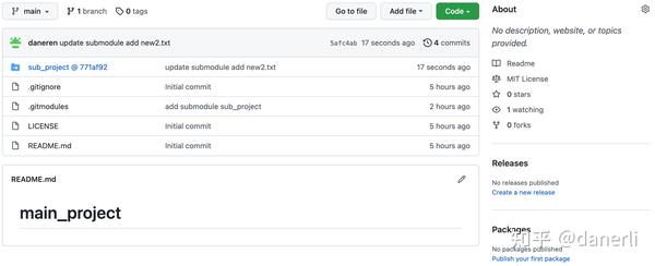 Git submodules使用方法 - 知乎