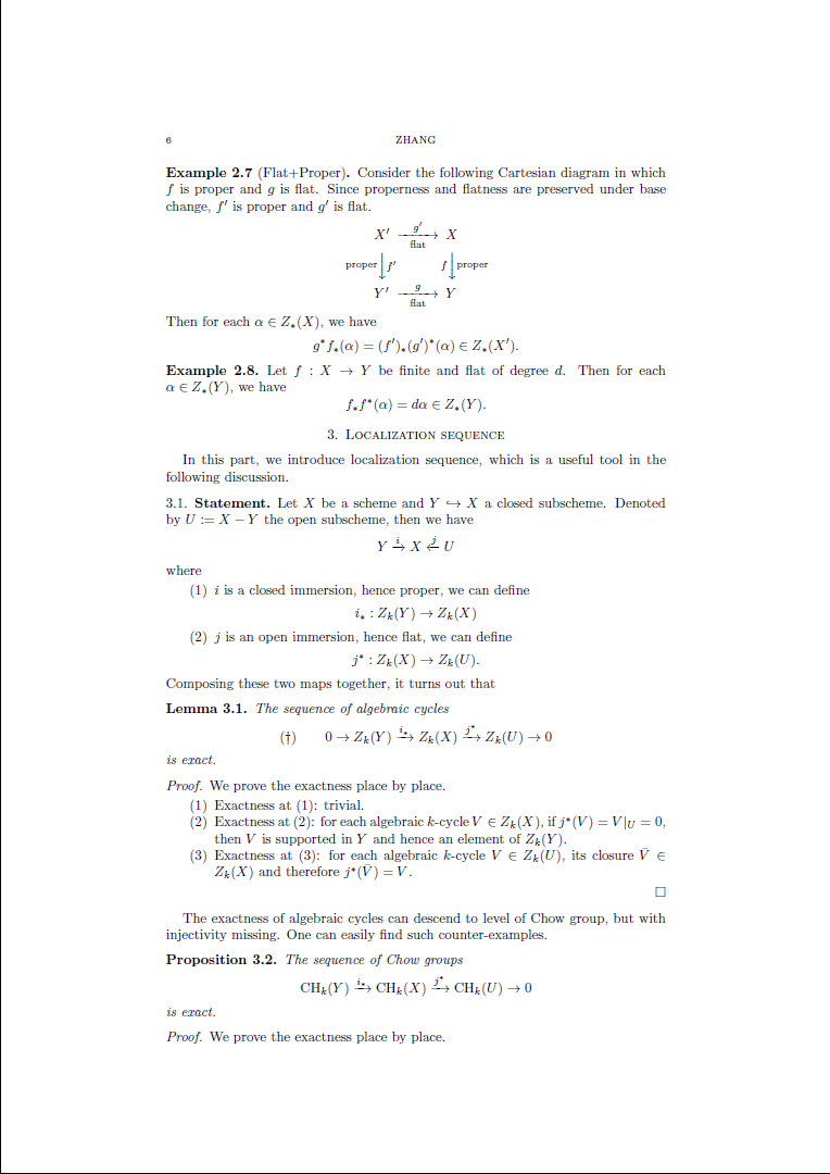 Notes on Intersection Theory (II) - 知乎