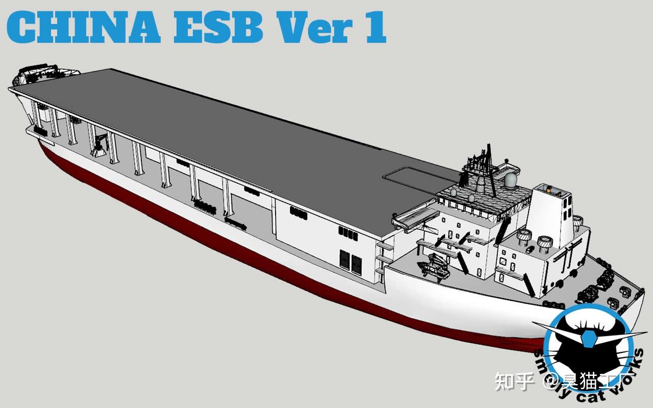 中国远征基地舰 ESB 3D模型 - 知乎
