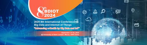 【检索稳定】第八届大数据与物联网国际会议(BDIOT 2024)即将在澳门召开！ - 知乎
