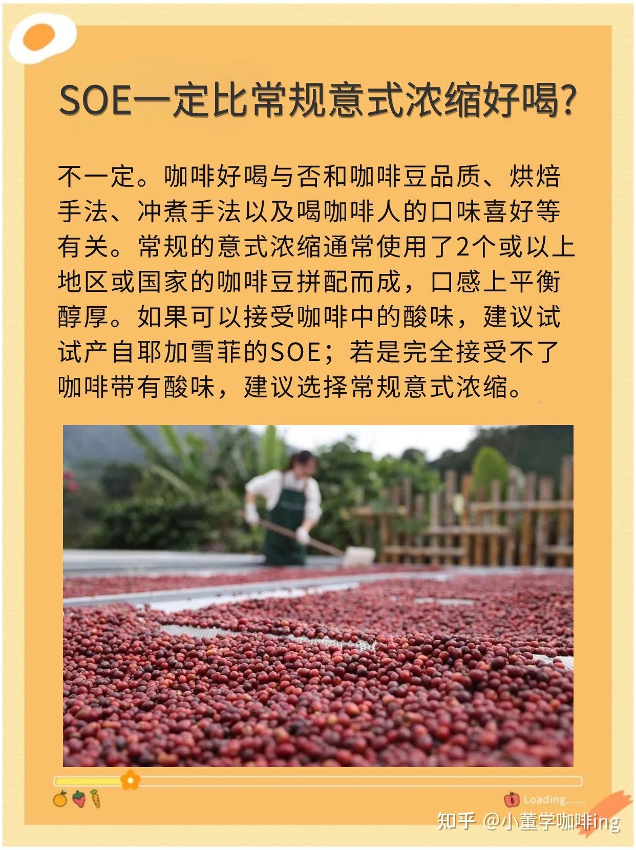 咖啡小知识——SOE是什么？ - 知乎