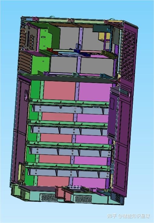 125kW/261kWh工商业储能一体机3D数模（PACK 箱 1P52S） - 知乎