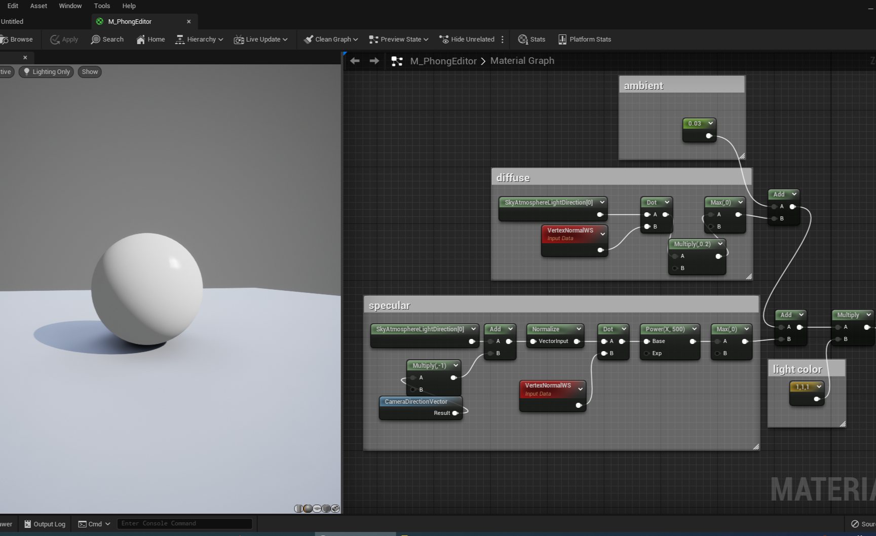UE4 1. Blinn Phong Shading Model - 知乎