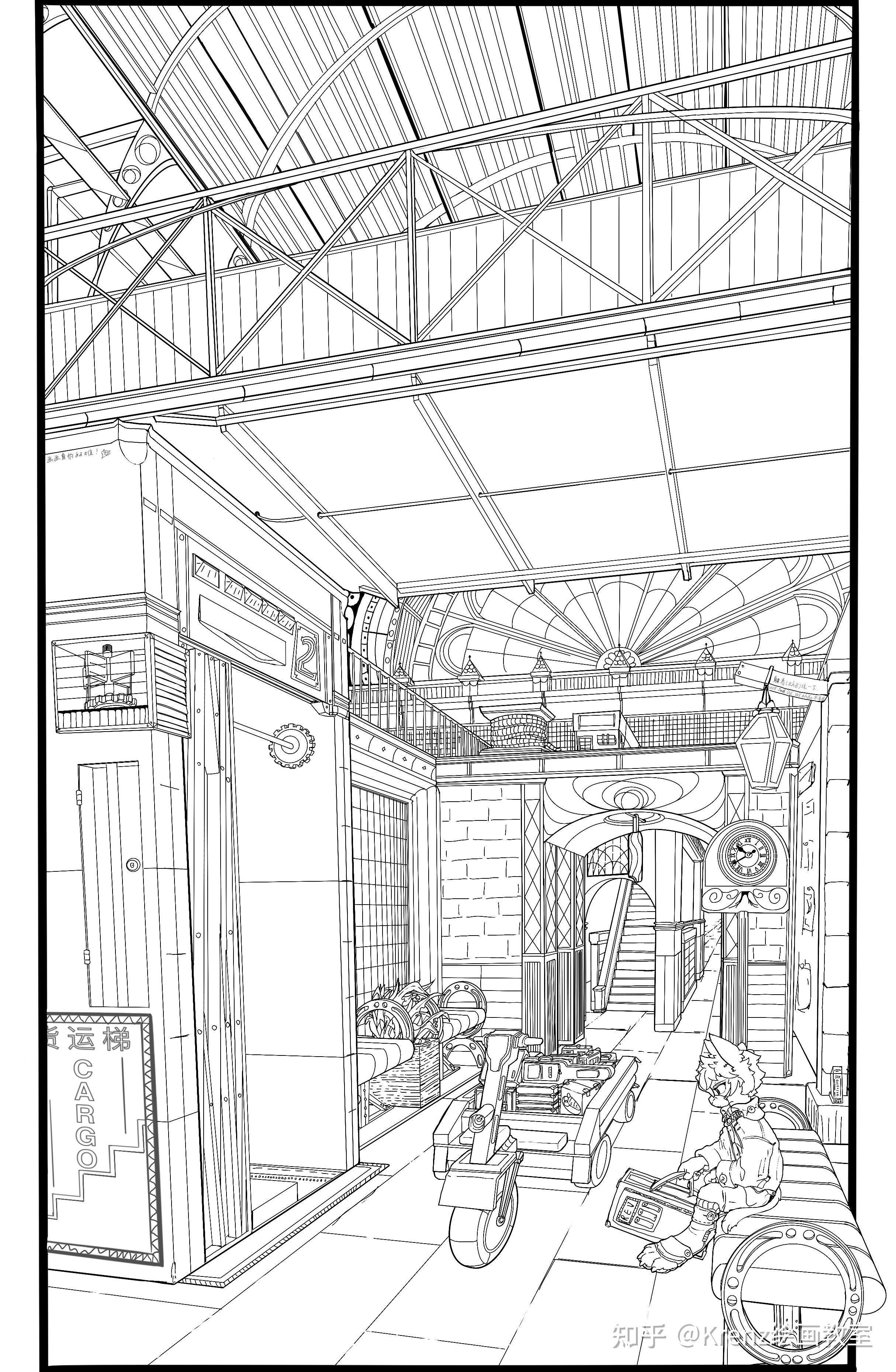 Krenz绘画教室【优秀作业心得】基础透视与结构-0119 - 知乎