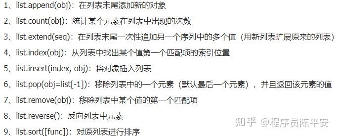 Python 列表(List)操作方法详解，你值得一看！ - 知乎