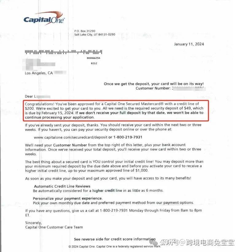 Capital One押金卡申请并最终关户的经历分享 C1押金卡申请流程 怎么存押金 会收到几封信件 - 知乎