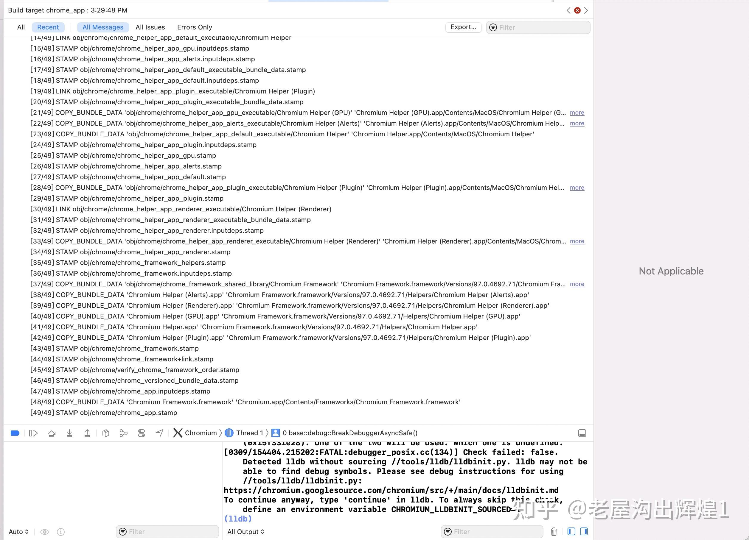 Macos xcode调试chromium源码 - rmb_999 - 博客园