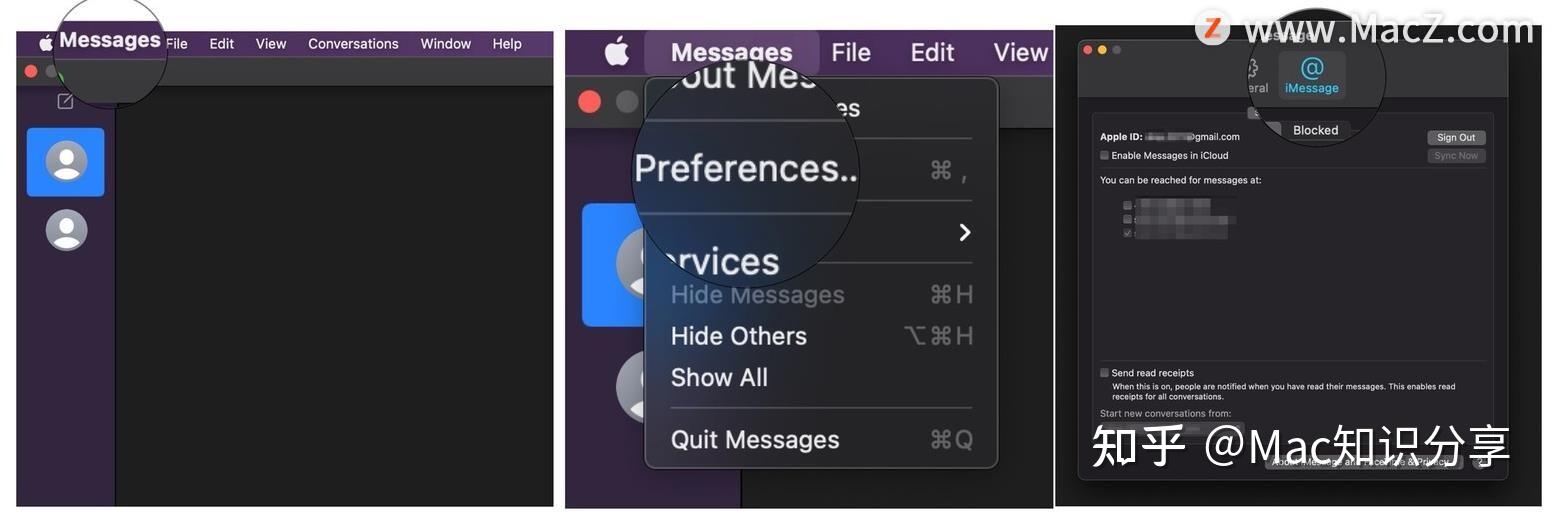 如何在Mac上设置iMessage？ - 知乎